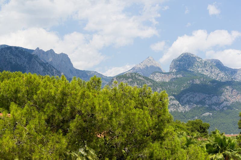 Turkey, View a Peaks of the Taurus Mountains Stock Photo - Image of ...
