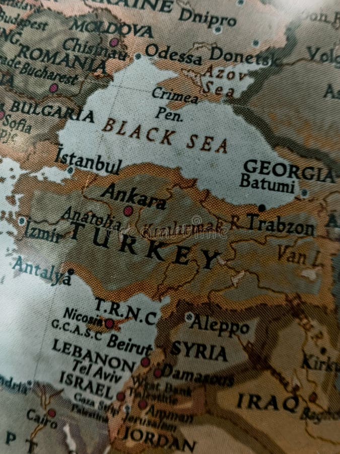 turkey map in the world