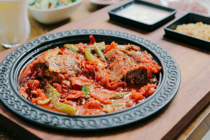 Turkish and Arabic Traditional Kebab Stock Photo - Image of pita ...