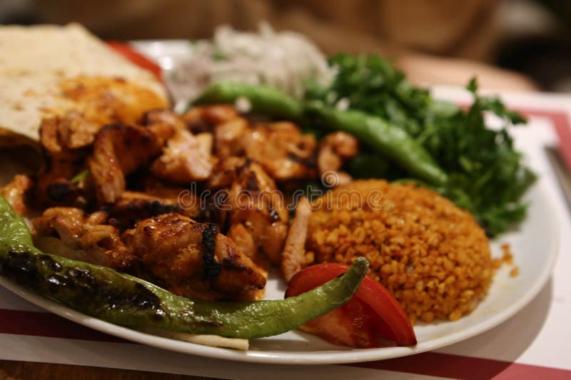 Turkish and Arabic Traditional Ramadan Kebab Stock Photo - Image of ...