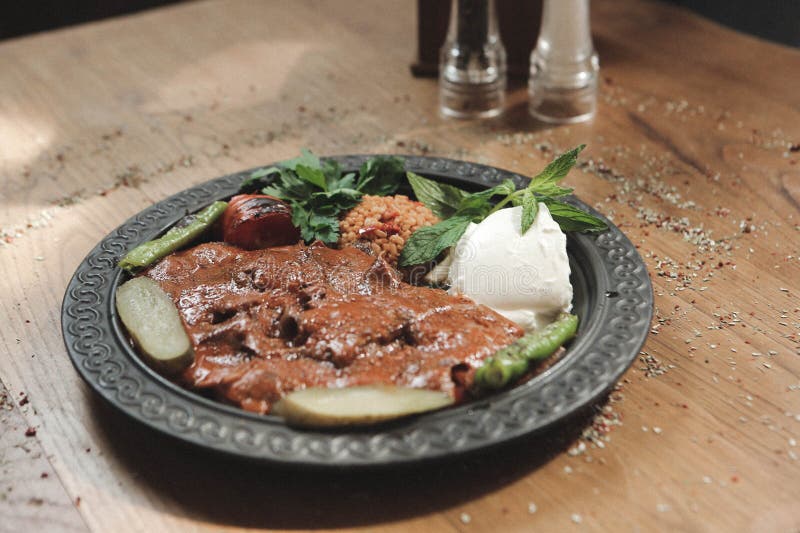 Turkish and Arabic Traditional Ramadan Kebab Stock Photo - Image of ...