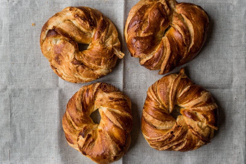 Turkish Bagel Acma / Croissant Stock Photo - Image of people, bagel ...