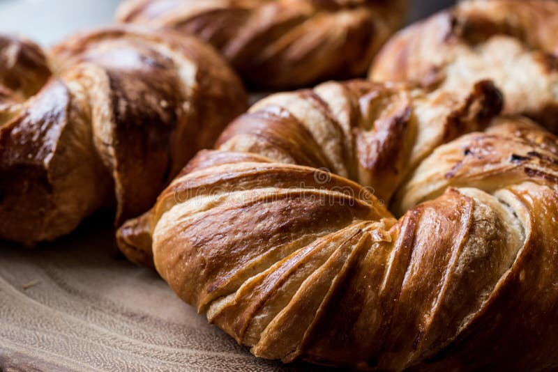 Turkish Bagel Acma / Croissant Stock Photo - Image of baked, cheese ...