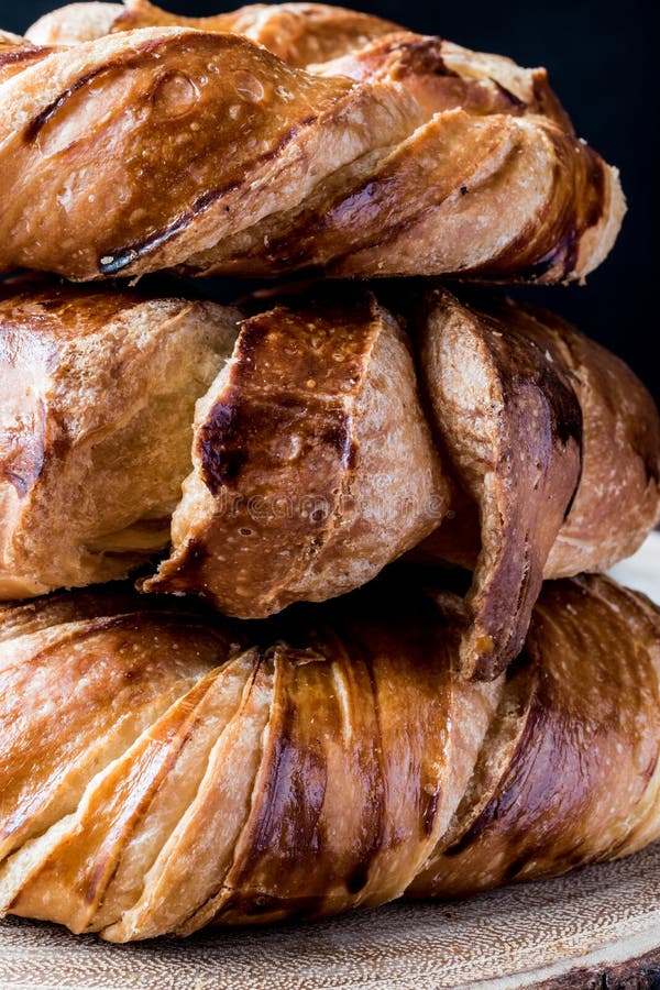 Turkish Bagel Acma / Croissant Stock Photo - Image of acma, macro: 83678834