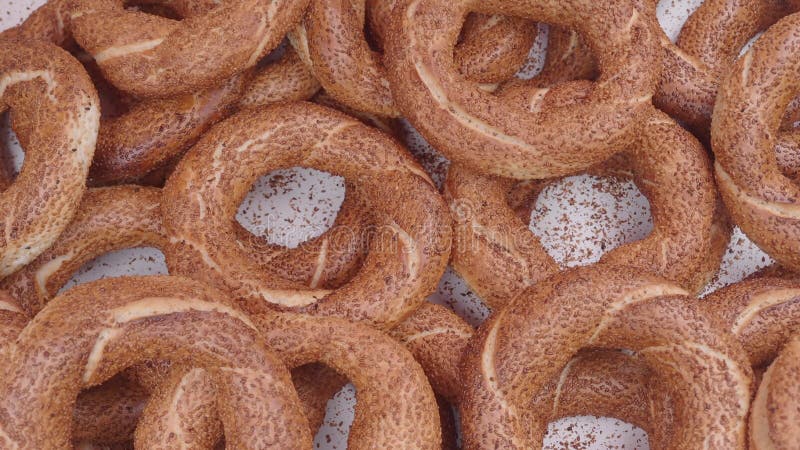 Turkish Bagel Simit Selling in a Van Stock Footage - Video of culture ...