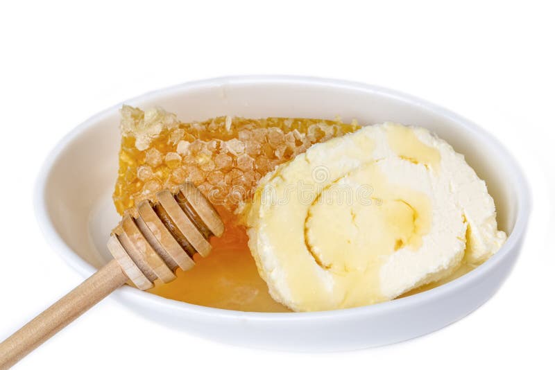 Turkish Bal Kaymak - Honey and Butter Cream Stock Image - Image of ...