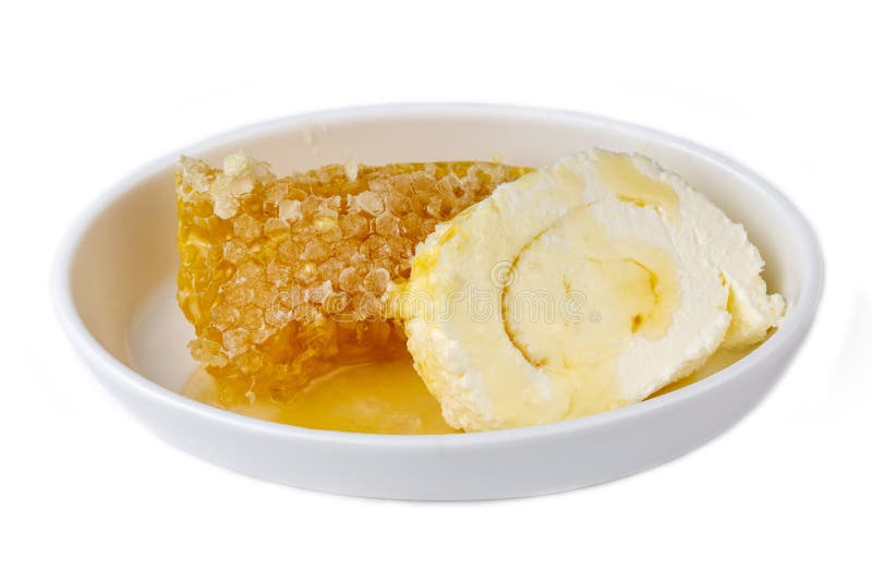 Turkish Bal Kaymak - Honey and Butter Cream Stock Photo - Image of ...