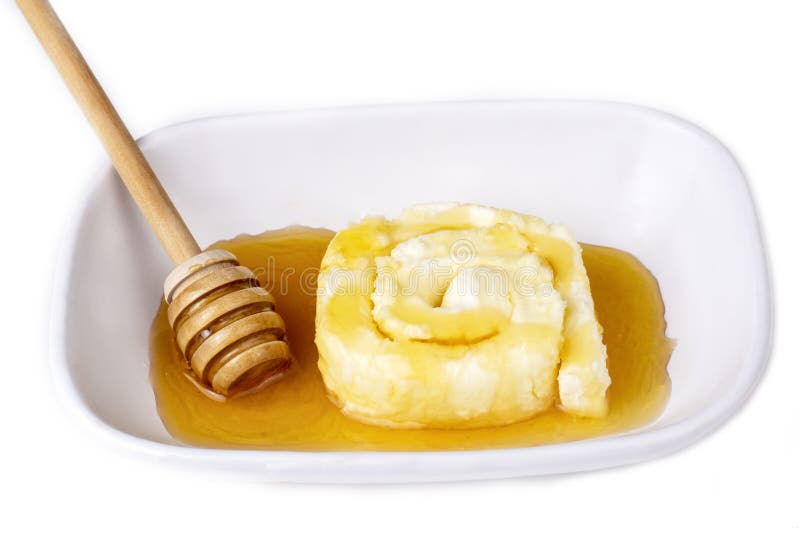 Turkish Bal Kaymak - Honey and Butter Cream Stock Photo - Image of ...