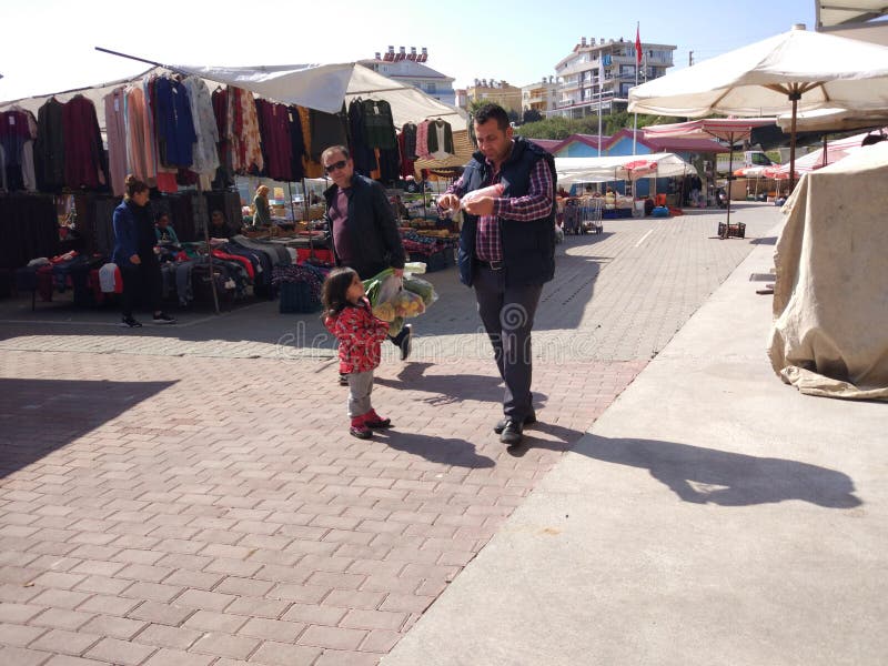 Turkish Bazaar Fruit and Vegetable Stall Editorial Photo - Image of ...