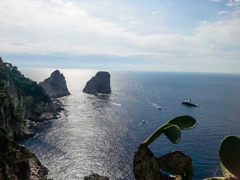 Turkish Beautiful Sea Landscape with Abbys and Reefs. Stock Image ...