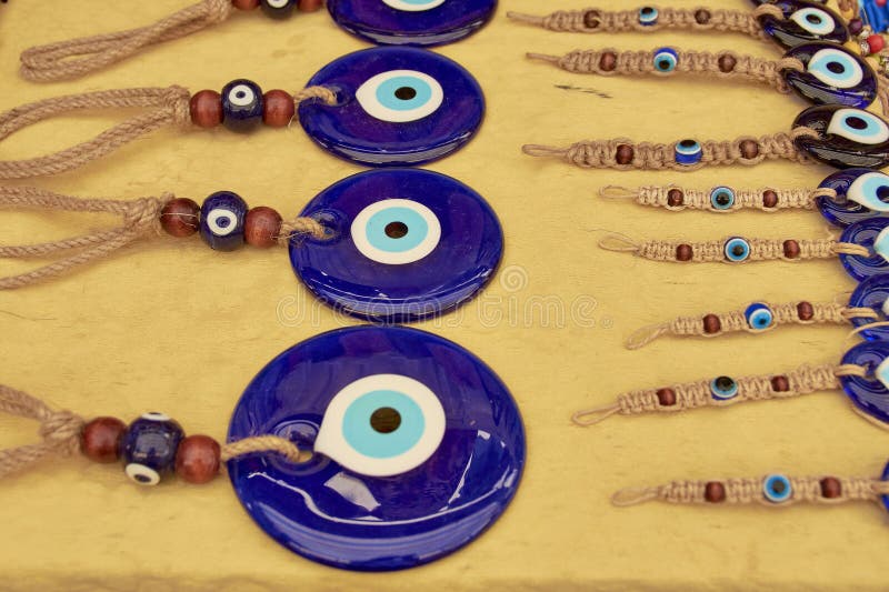 The Turkish Blue Eye - Evil Eye Stock Image - Image of symbol ...