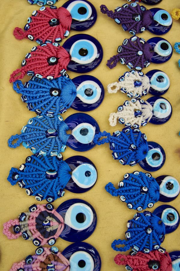 The Turkish Blue Eye - Evil Eye Stock Image - Image of white, blue ...