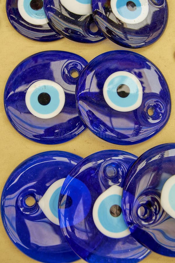 The Turkish Blue Eye - Evil Eye Stock Photo - Image of glass ...