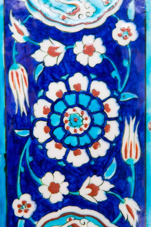 Turkish Blue Tile stock image. Image of craftsmanship - 40571851