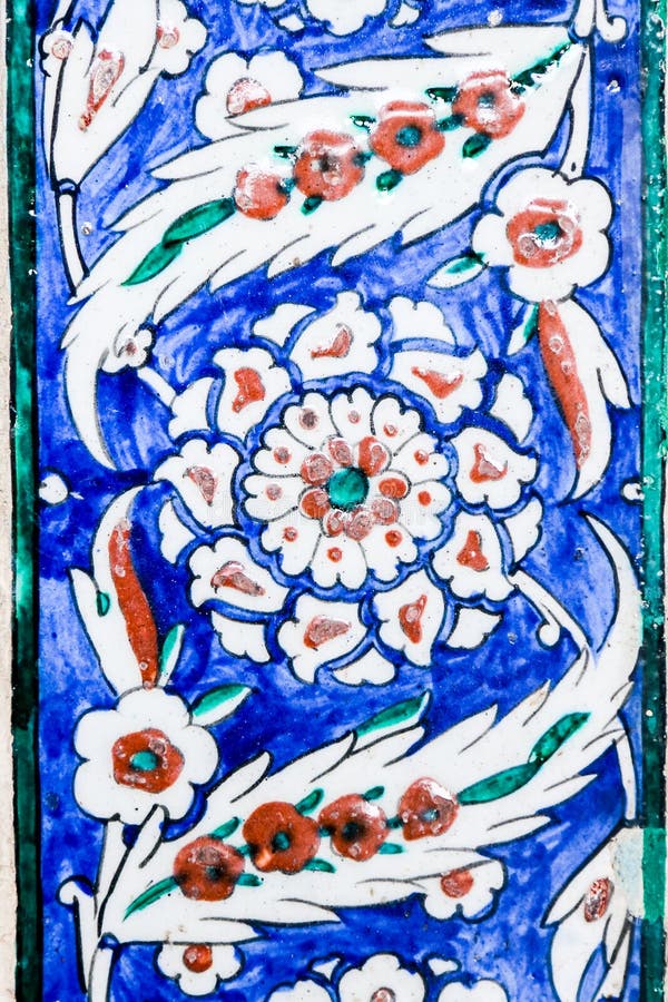 Turkish Blue Tile stock image. Image of craftsmanship - 68071427