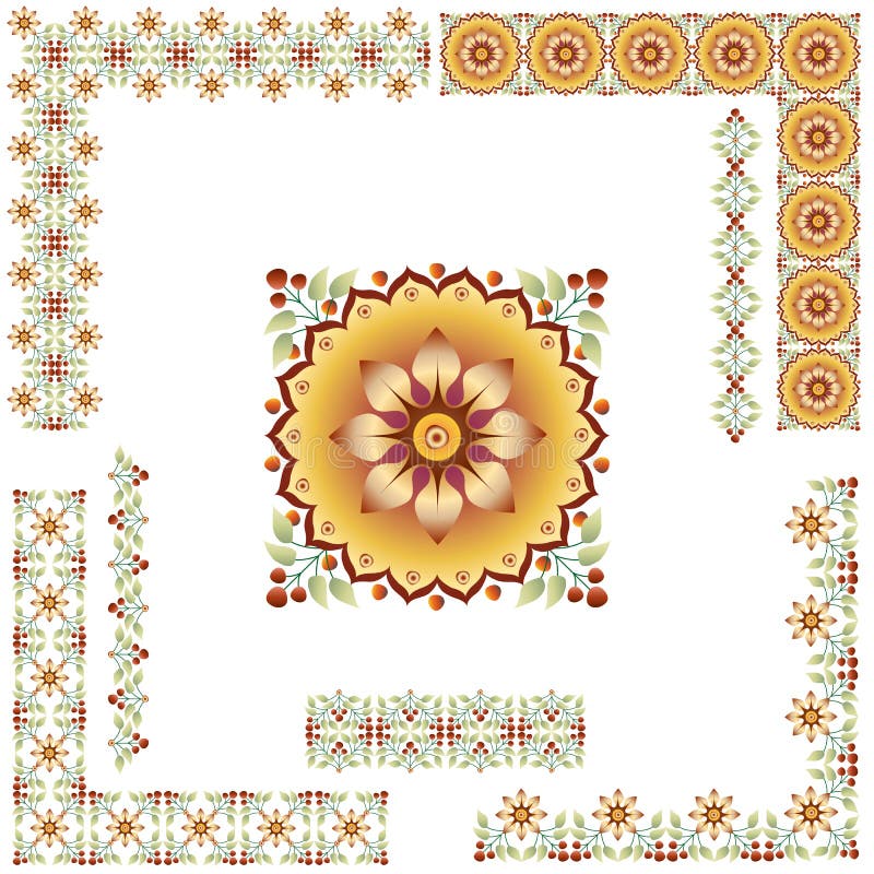 Turkish border stock vector. Illustration of abstract - 29271526