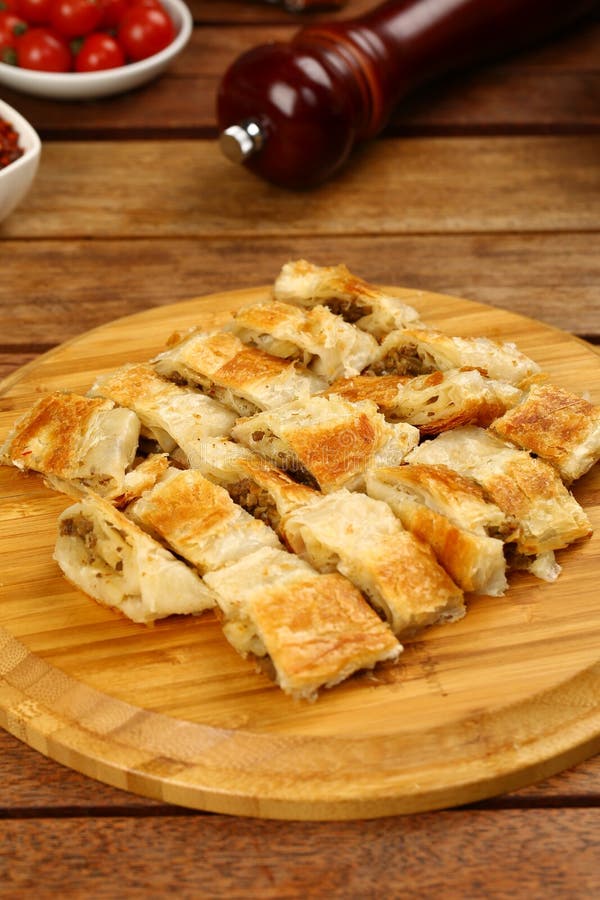 Turkish Borek - Kol Boregi stock photo. Image of gourmet - 95885304