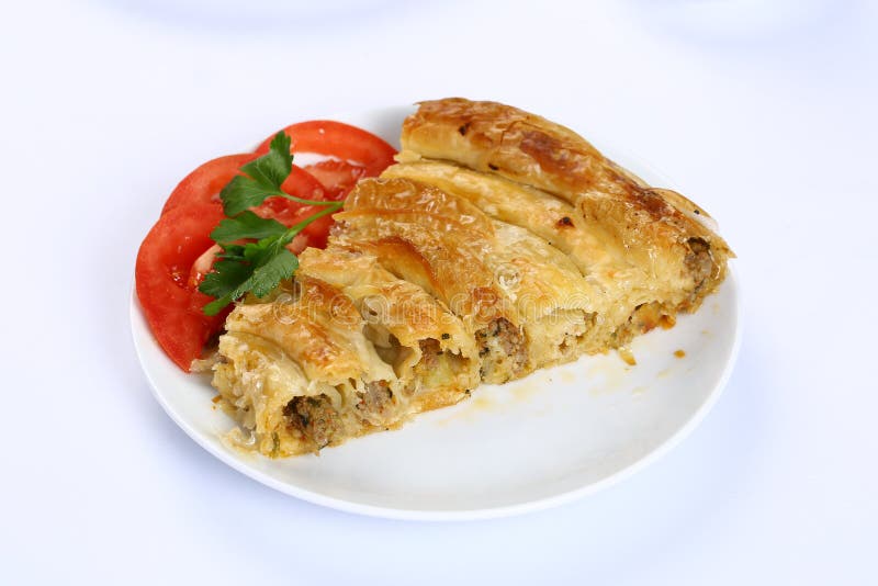 Turkish Borek - Kol Boregi stock photo. Image of fresh - 95885276