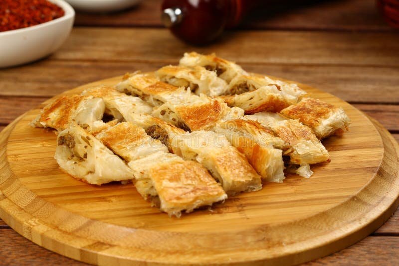 Turkish Borek - Kol Boregi stock photo. Image of gourmet - 95885304