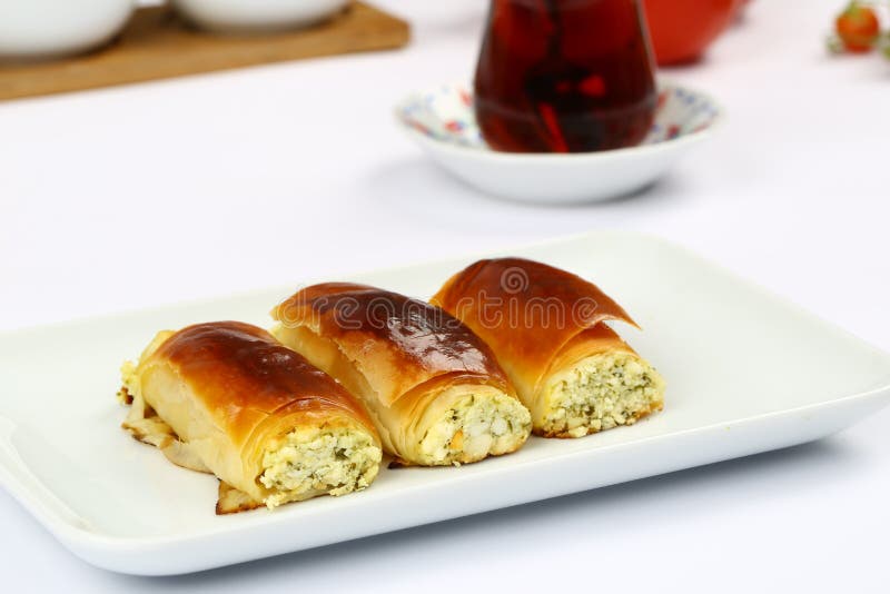 Turkish Borek stock photo. Image of fresh, appetizing - 95885362