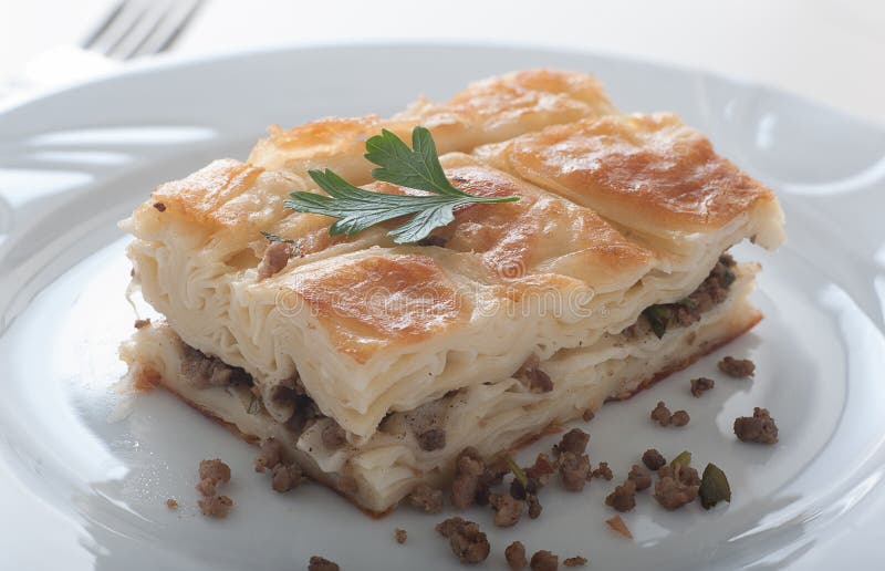 Turkish Borek - Su boregi stock image. Image of turkish - 57690969