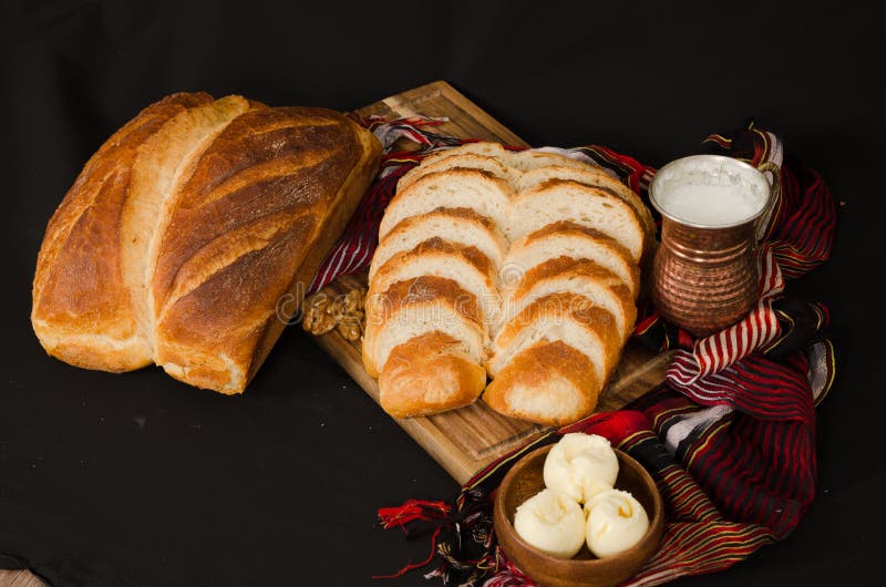 Turkish Bread from Turkish Cuisine Stock Image - Image of next, turkish ...