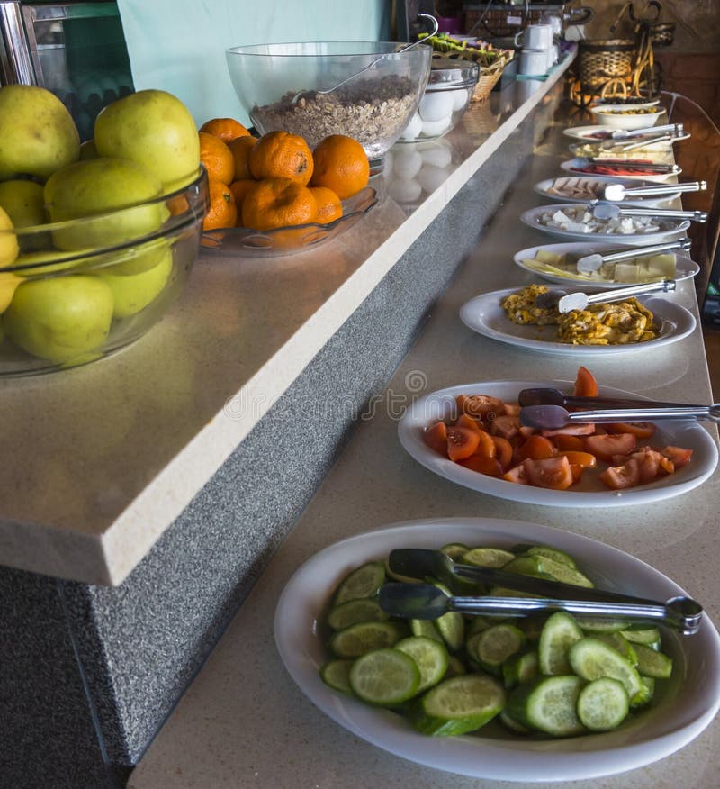 Turkish breakfast stock image. Image of eggs, buffet - 66629909