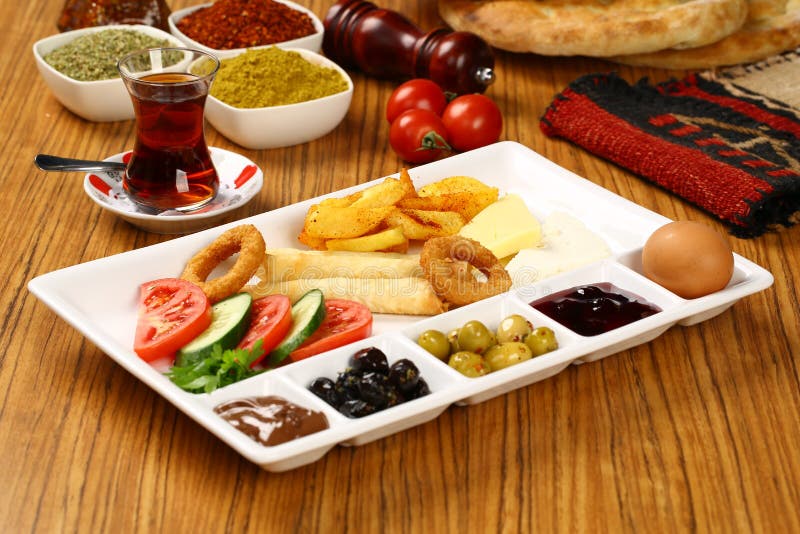 Turkish Breakfast Plate stock photo. Image of cucumber - 96255216