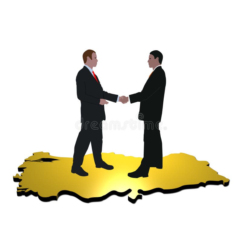 Turkish business meeting stock illustration. Illustration of abstract ...