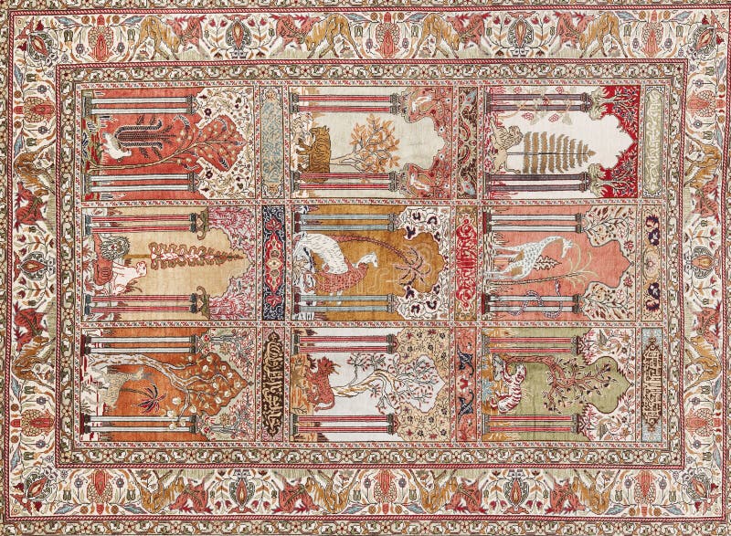 Ukrainian Oriental Floral Ornamental Carpet Design Stock Vector ...