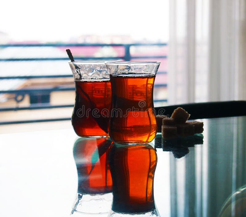 Turkish cay tea stock image. Image of drink, healthy - 42918215