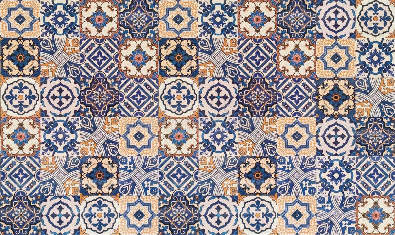 Turkish Ceramic Tiles Texture Stock Photo - Image of antique, texture ...