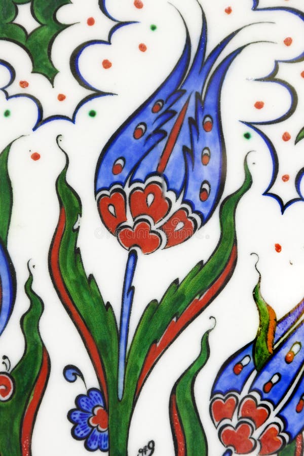 Turkish Cini Background stock photo. Image of ceramic - 77386722