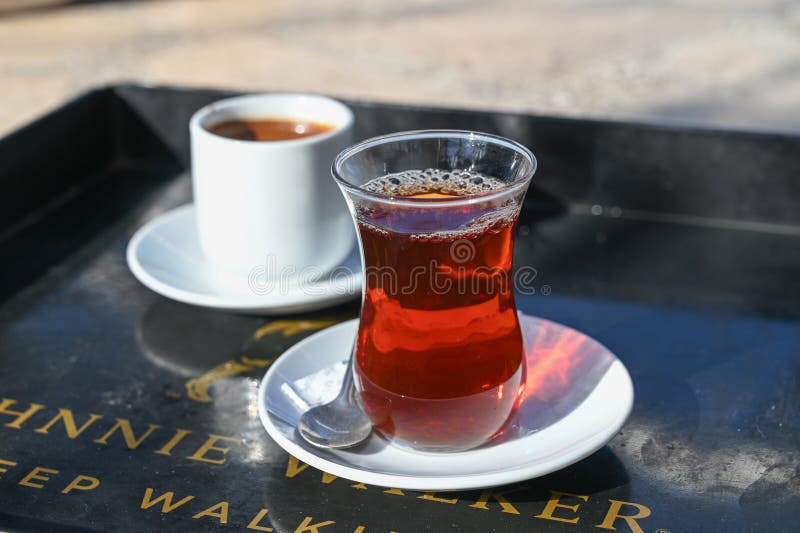 Turkish Coffee and Black Tea 3 Editorial Photo - Image of delicious ...