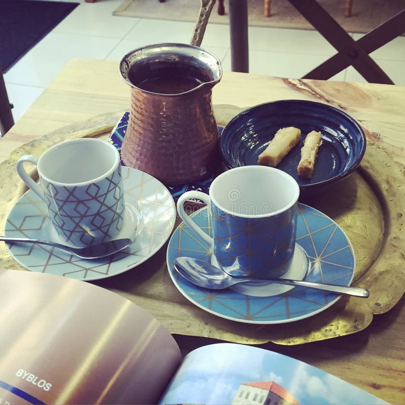Turkish Coffee Break at Istanbul Editorial Stock Photo - Image of ...