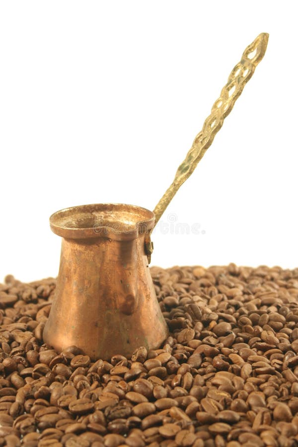 Old Ibrik - Turkish Coffee Pot Stock Image - Image of breakfast, coffee ...