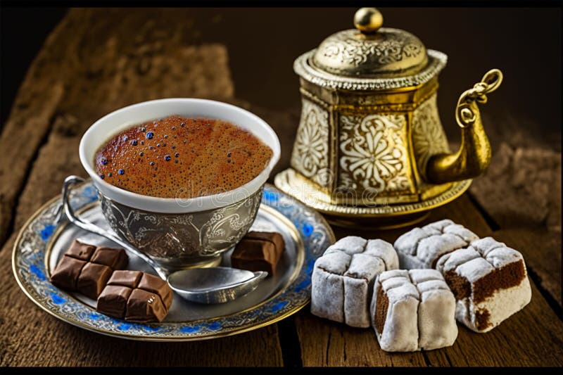 Turkish Coffee Delight Stock Illustrations – 675 Turkish Coffee Delight ...