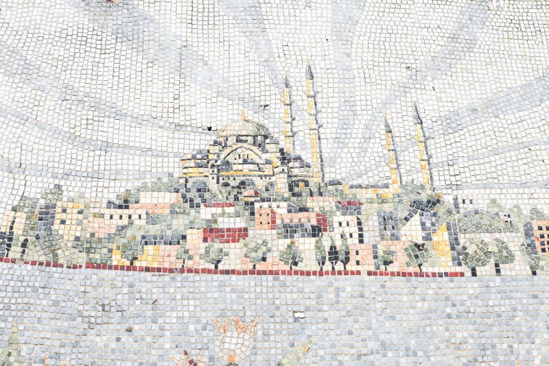 Turkish Colorful Pattern Mosaic, Mosque Graphic Seamless Pattern Stock ...