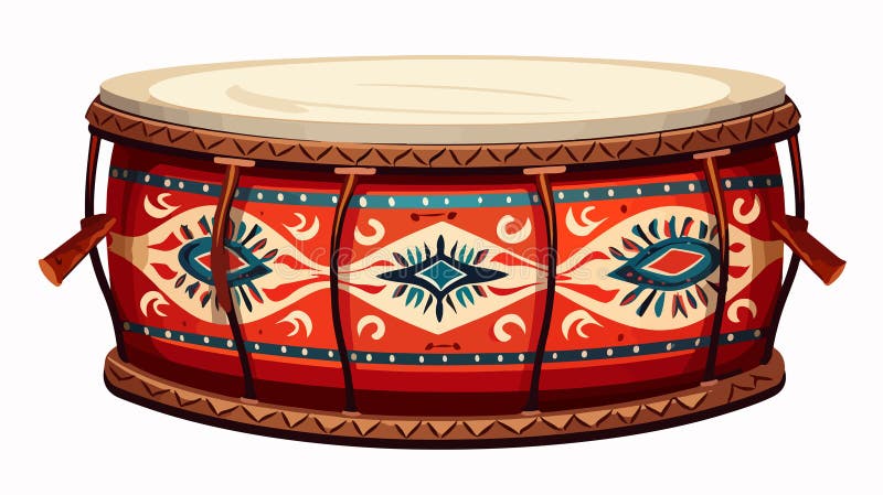Turkish Cultural Drum Drawing Stock Vector - Illustration of style ...