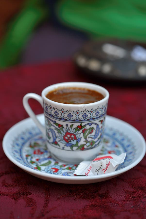 Turkish cup of coffe stock photo. Image of black, habit - 40632576