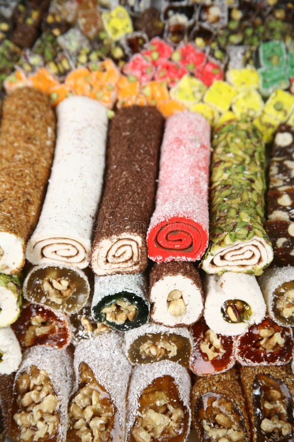 Turkish delight stock photo. Image of dessert, assortment - 21489414