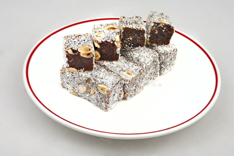 Turkish delight stock image. Image of serving, greek - 24466219