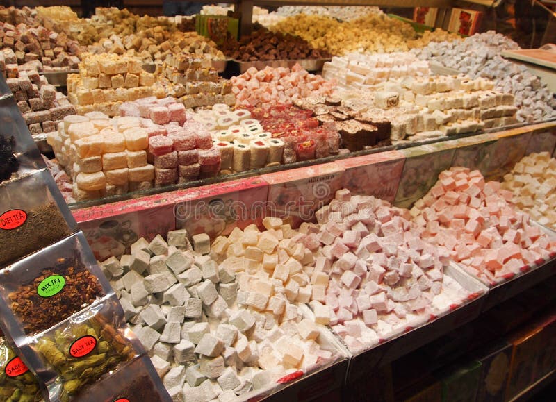 Turkish Delight in the Grand Bazaar, Istanbul Editorial Photography ...