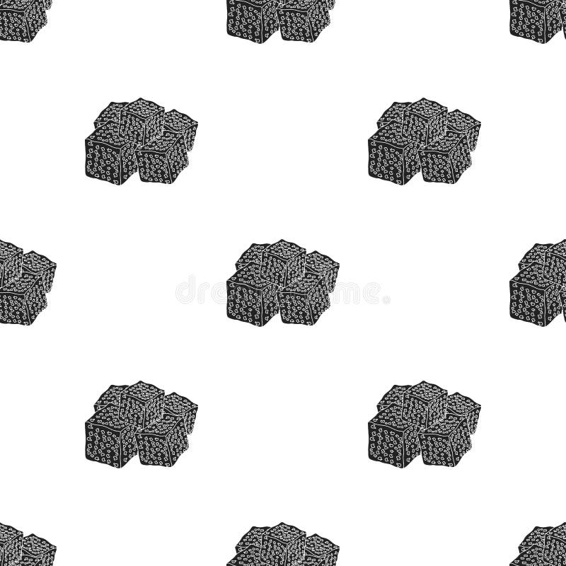 Turkish Delight Icon in Black Style Isolated on White Background. Arab ...