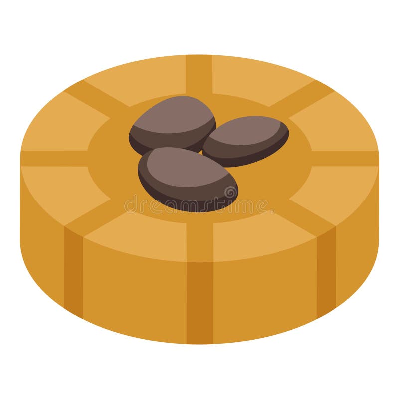 Turkish Delight Icon, Isometric Style Stock Vector - Illustration of ...