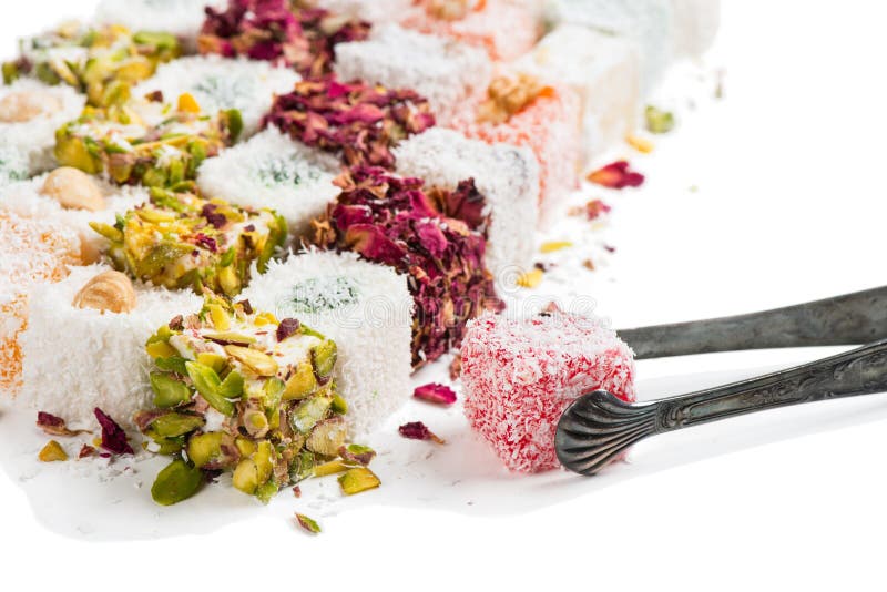 Turkish Delight (Lokum) stock photo. Image of coconut - 63080494
