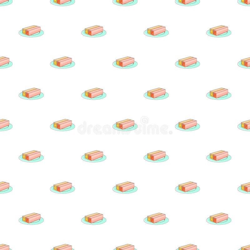 Turkish Delight Pattern, Cartoon Style Stock Vector - Illustration of ...