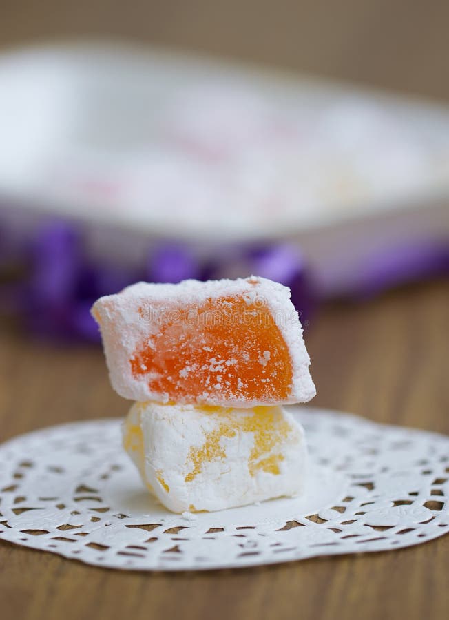 Turkish delight stock image. Image of ingredient, hazelnut - 33247351