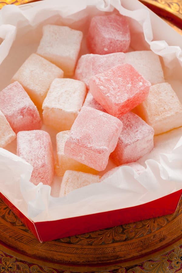 Turkish Delight stock photo. Image of sweet, sweets, rose - 68729642