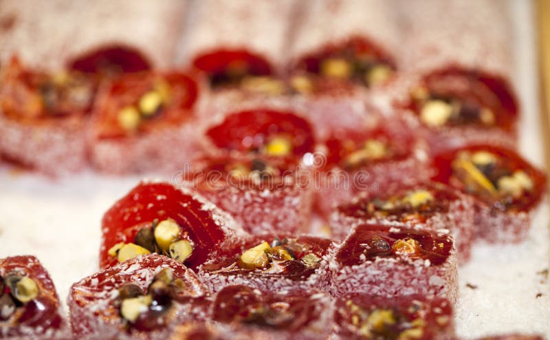 Turkish Delight stock image. Image of dessert, authentic - 39659197